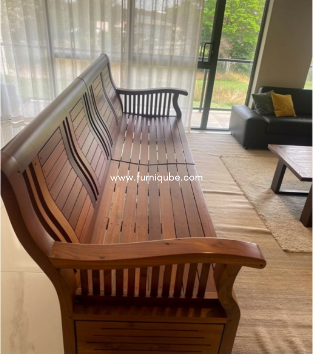 The Slat & Scroll Bench – Furniqube Furnishing A Complete Interior Design